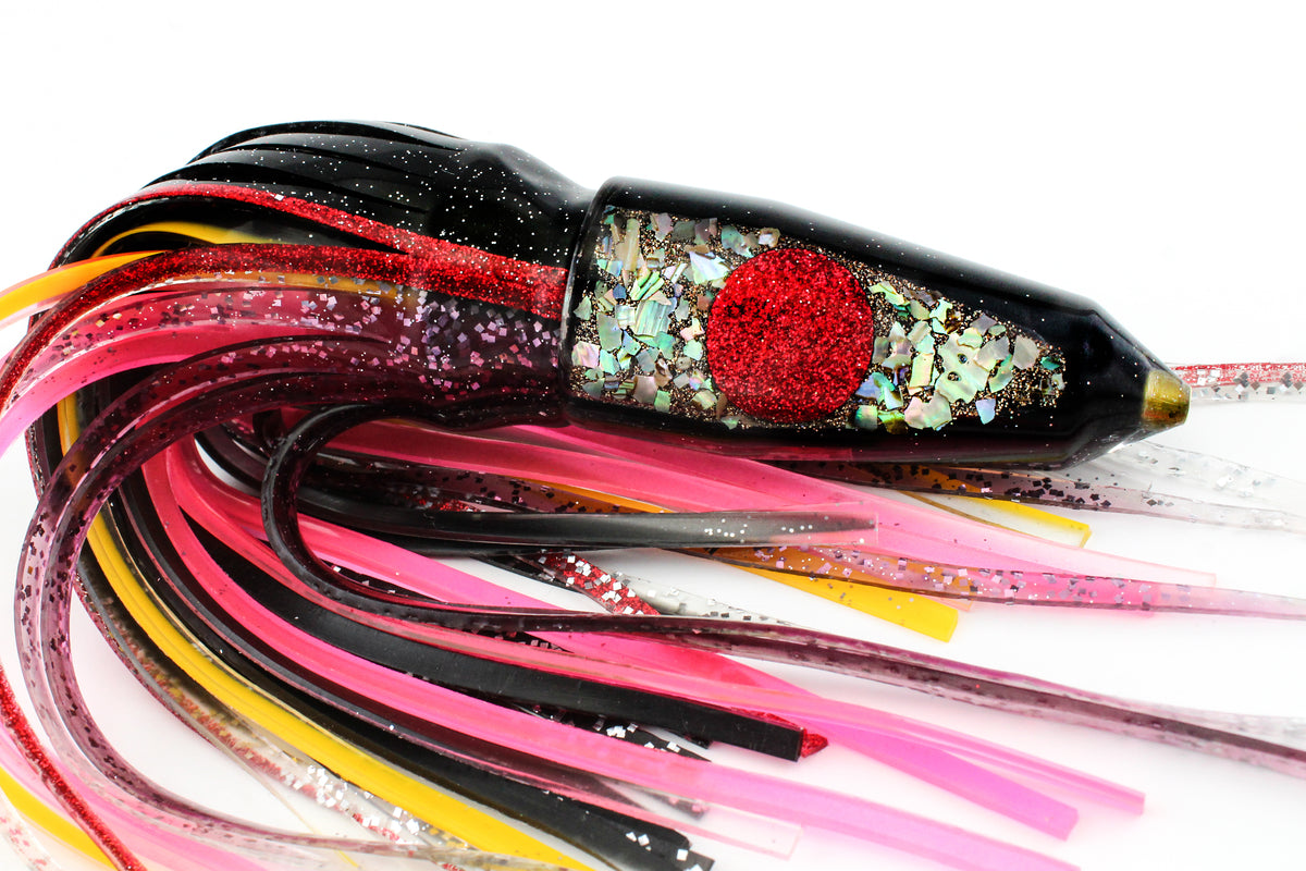 9" Classic Salt & Pepper Abalone Bullet – BFD Big Game Lures