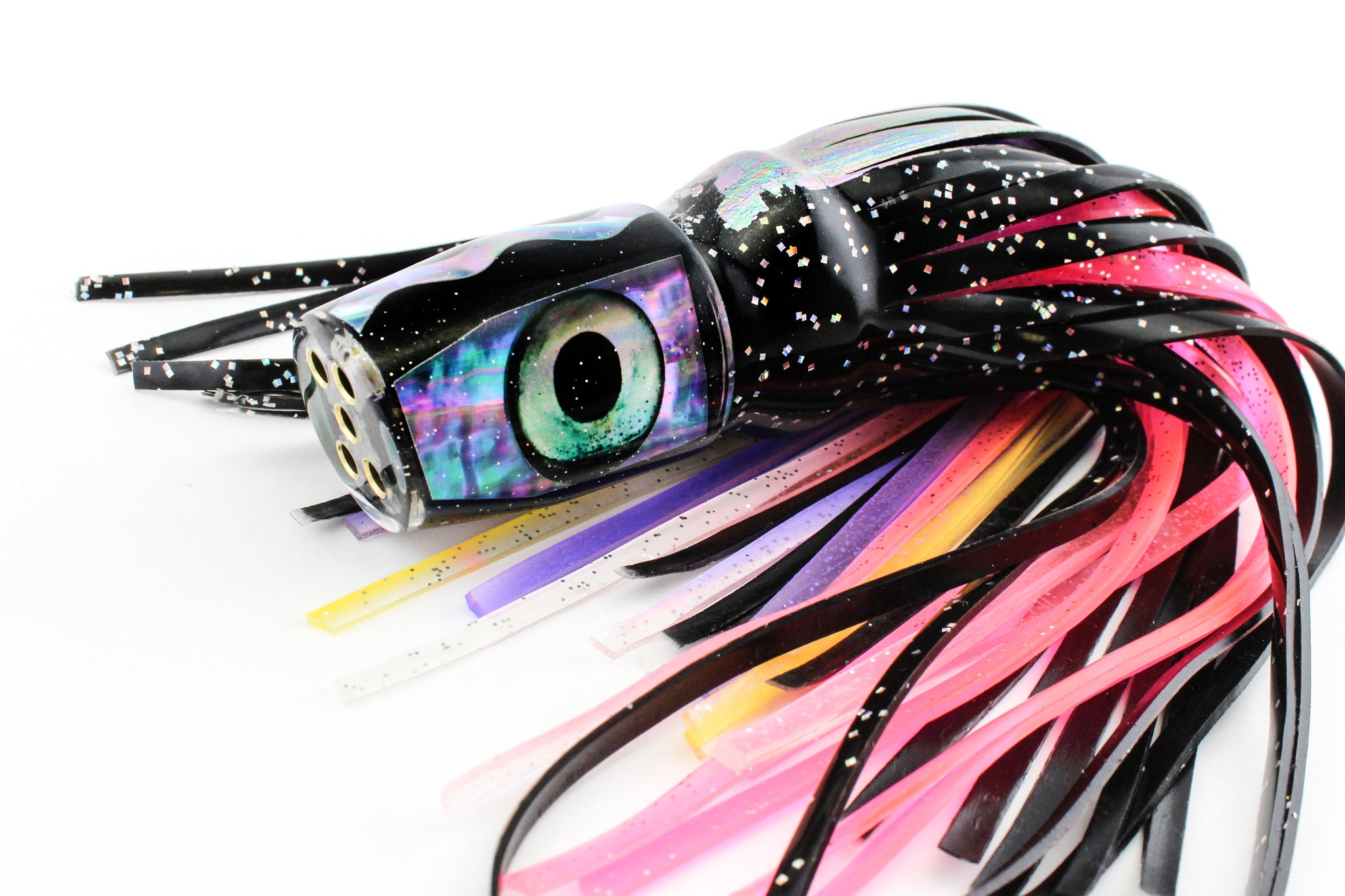 9" Jetted Plunger with Rippled Awabi Shell – BFD Big Game Lures