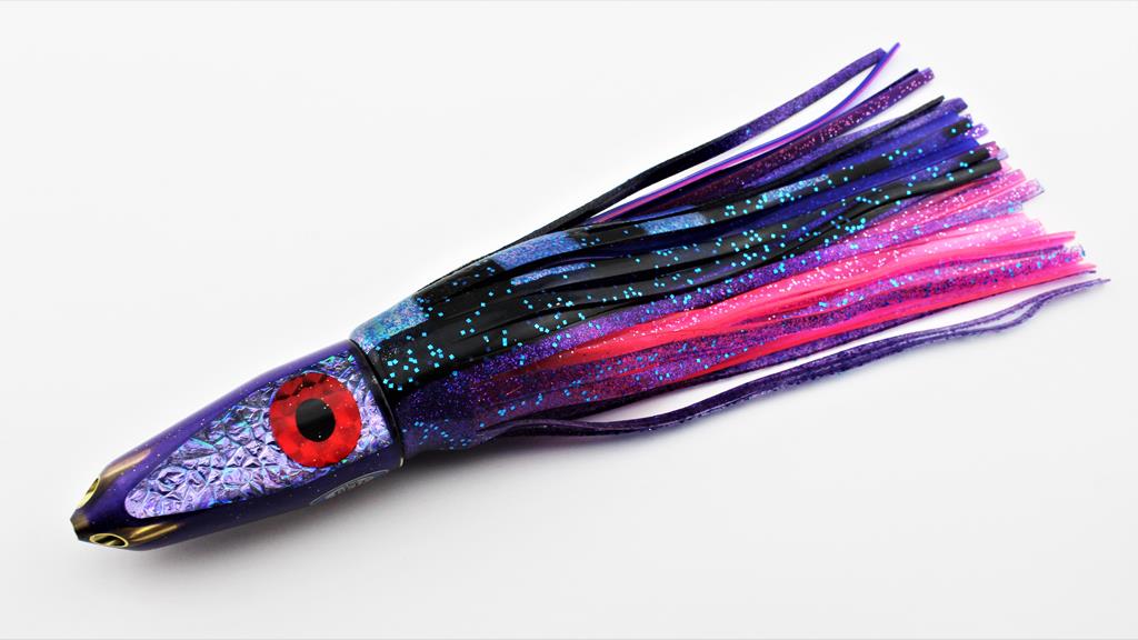 New Purple Jezebel (9" Jetted Bullet) in Acid Skipjack – BFD Big Game Lures