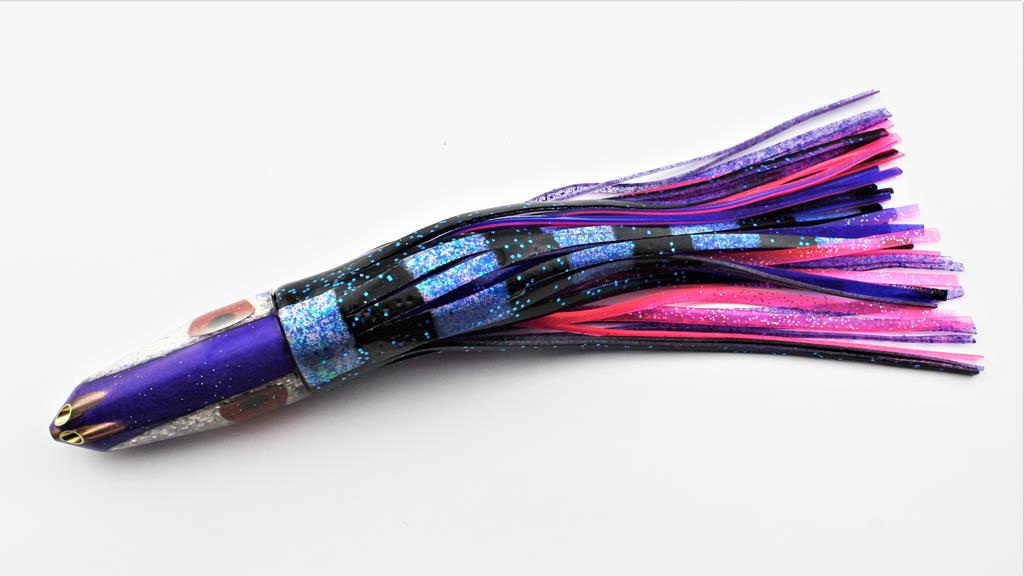 New Purple Jezebel (9" Jetted Bullet) in Acid Skipjack – BFD Big Game Lures